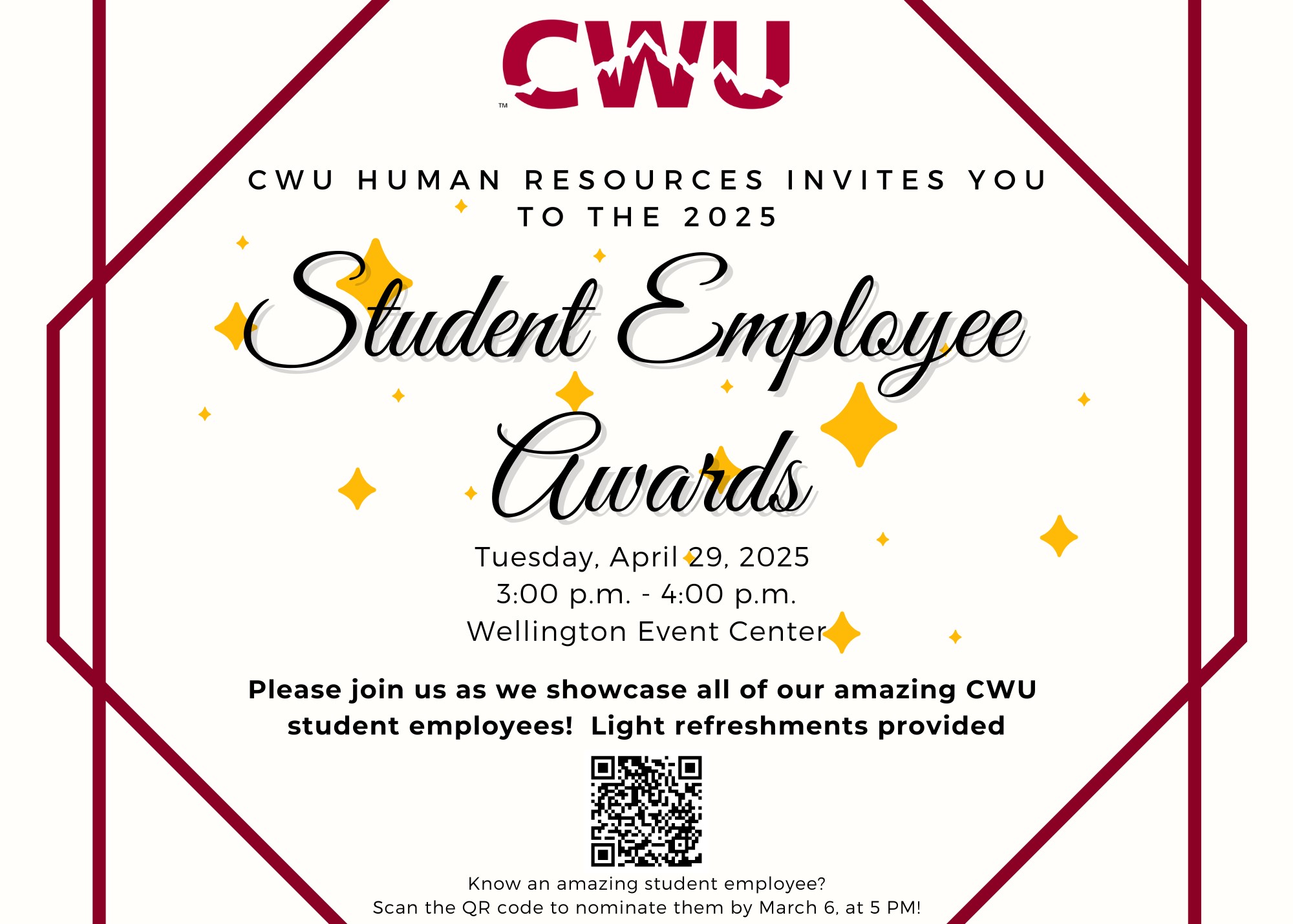 Today is the last day! Nominate Student Employees by 5 PM! | Central ...